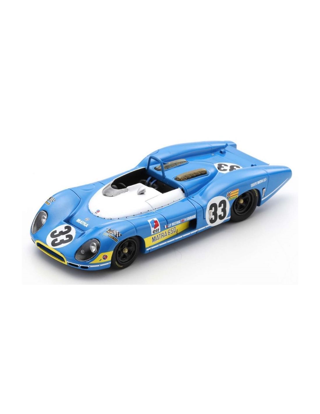 SPARK MODEL S3547 MATRA SIMCA MS 650 N.33 4th LM 1969 J.P.BELTOISE-P ...